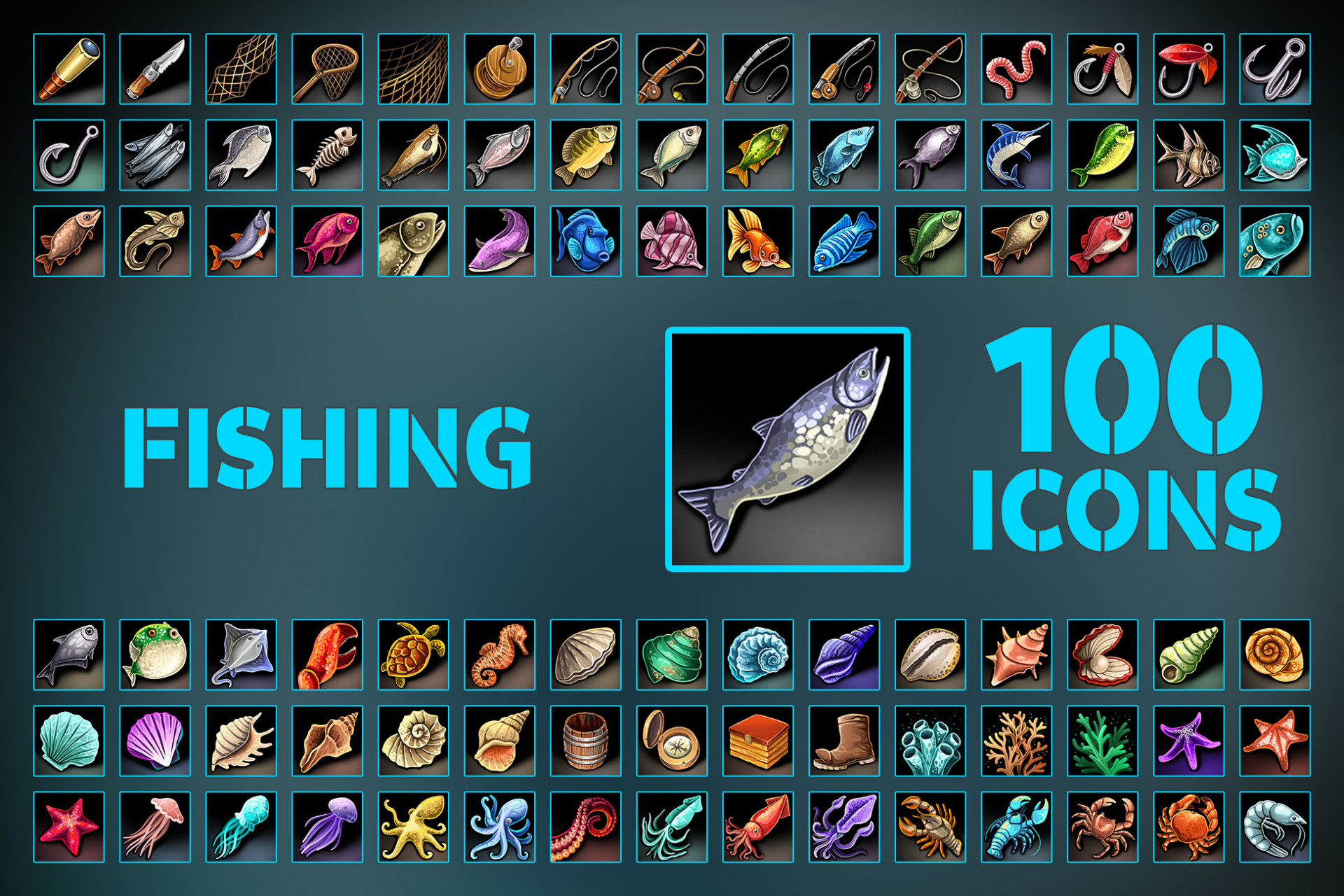 Atavism Platform - Fishing - Icons